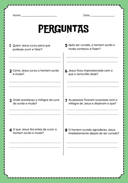 TurmaDoReino - Perguntas - Curando o Cego e Mudo